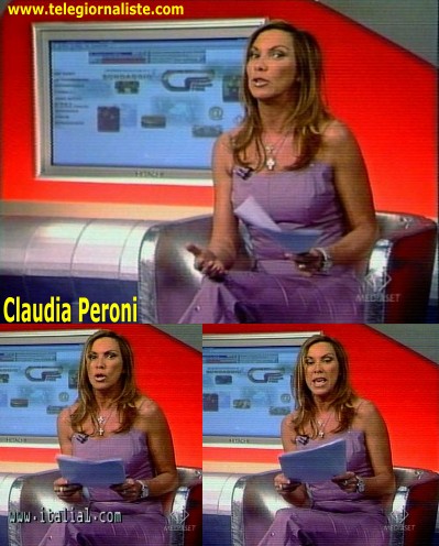 Claudia Peroni telegiornalista